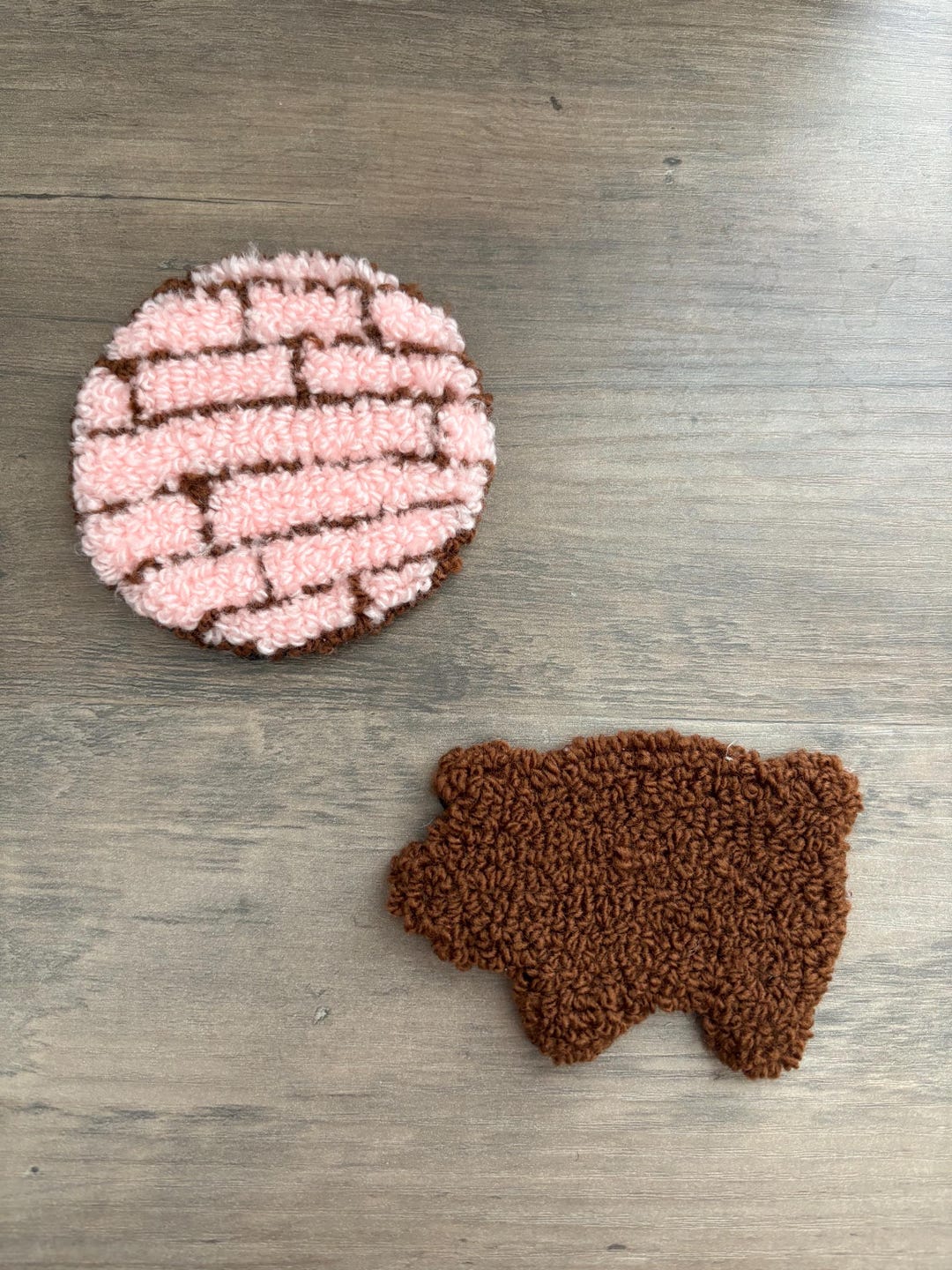 Pan Dulce Coasters/ Mug Rug (concha and Marranitos) - Etsy