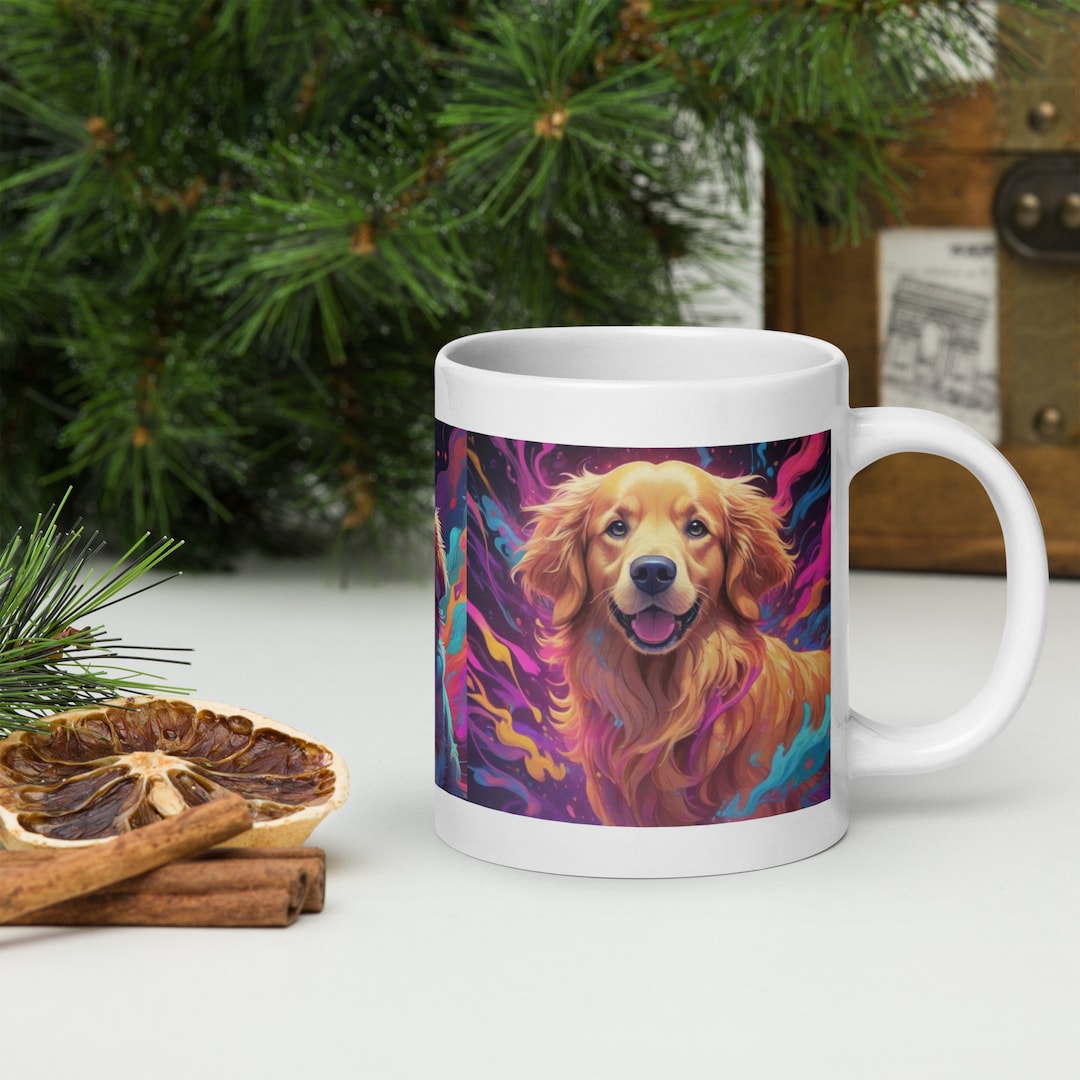 Golden Retrieverdog in Mug, Gift For, Pawsitively Adorable, Valentine ...