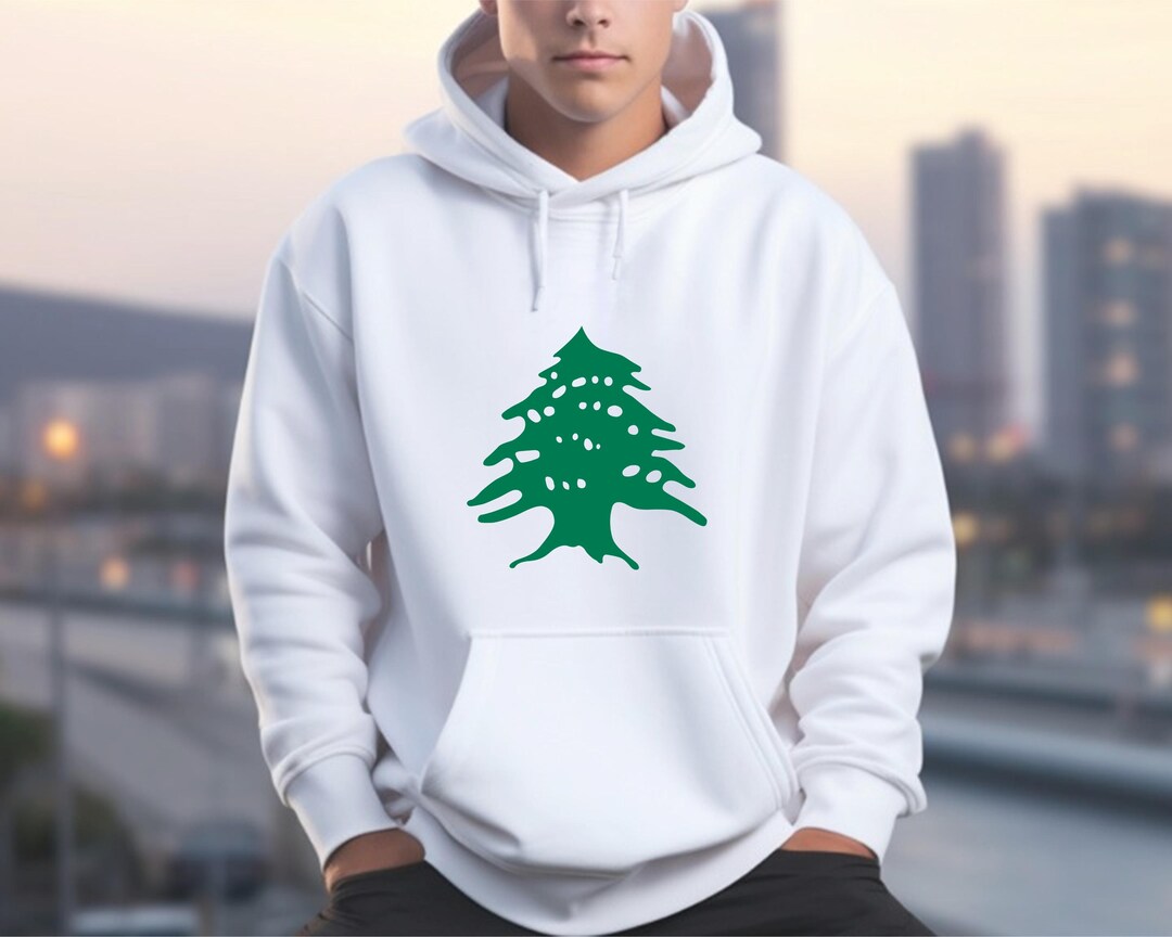 Lebanon Hoodie, Cedar Hoodie, Beirut Hoodie, Arz Hoodie, Green Cedar Hoodie, Lebanese Hoodie ...