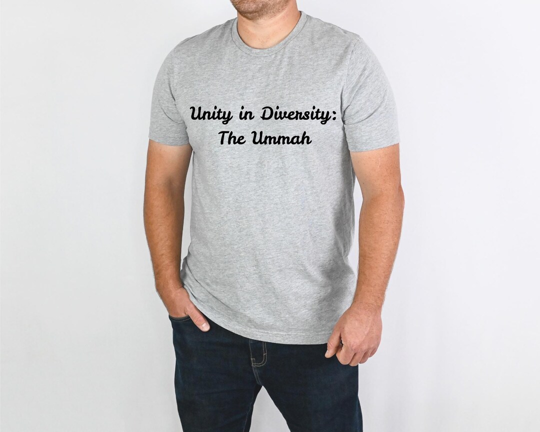 Unity in Diversity Unisex Tee - Inspirational Shirt for Community ...