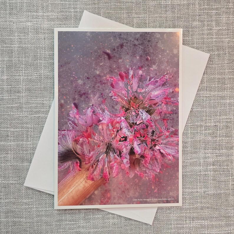 Cosmic Glass #8 | Blank 5x7" Greeting Card With Envelope - Etsy