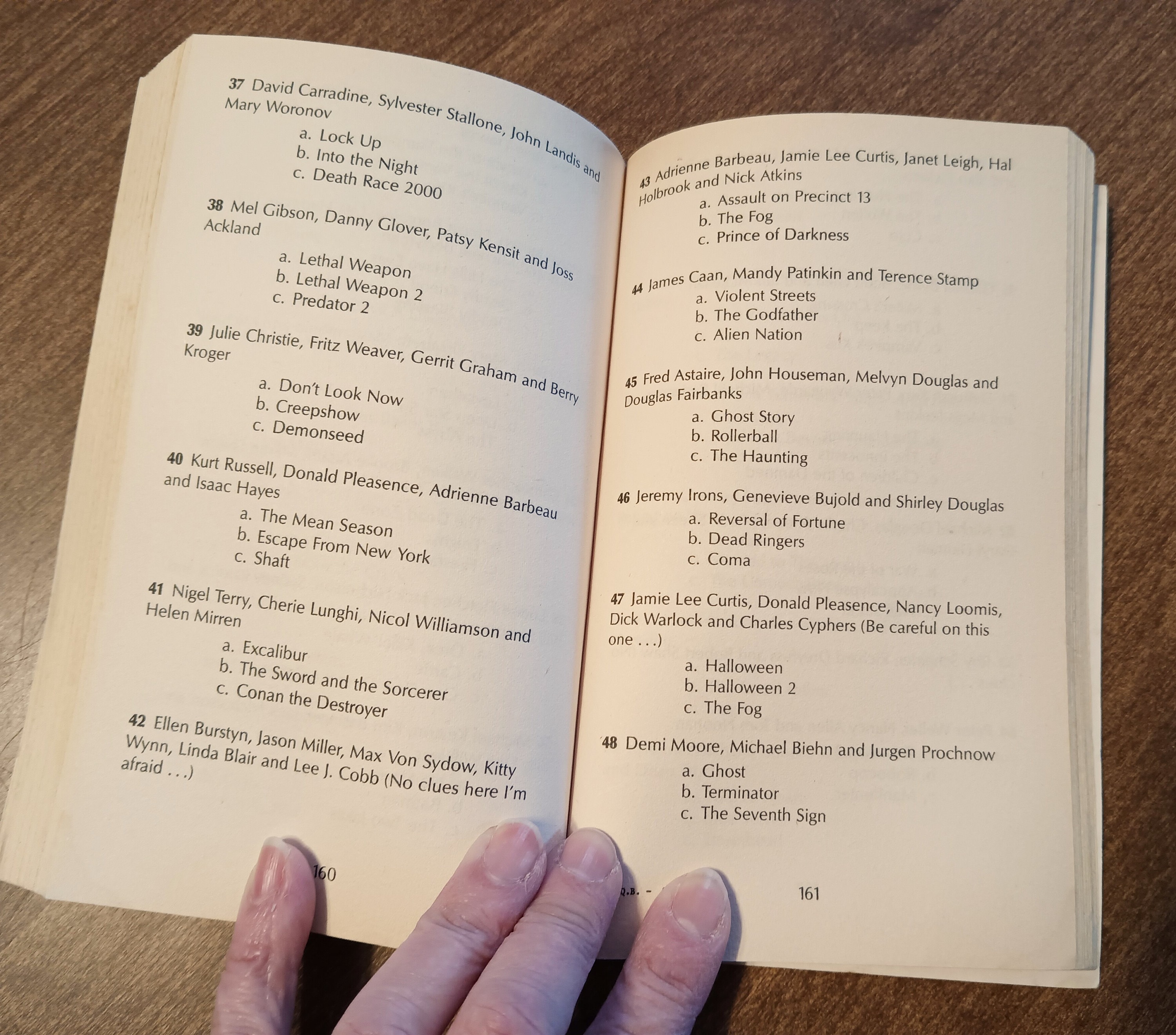 Vintage Book Shaun Hutson Horror Film Quiz Book 1991 Horror Movie Geek ...