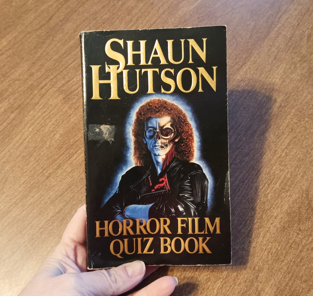 Vintage Book Shaun Hutson Horror Film Quiz Book 1991 Horror Movie Geek ...