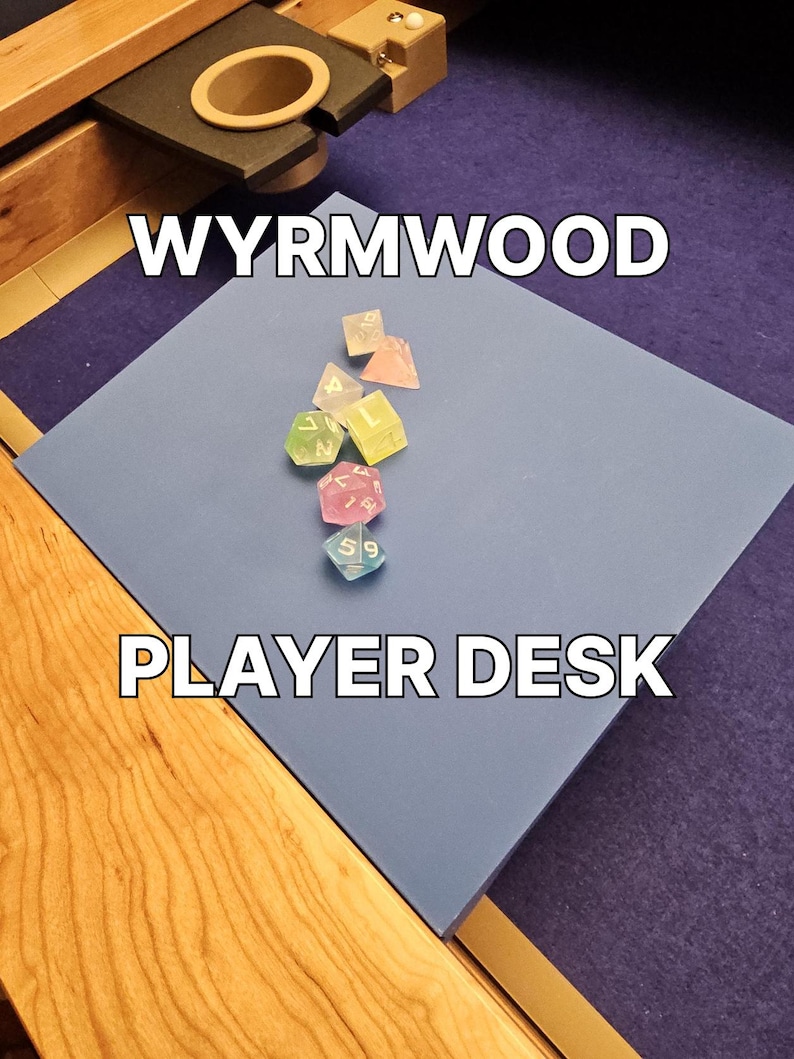 Wyrmwood Player Desk Table Accessory: Modular Game Table Expansion - Etsy