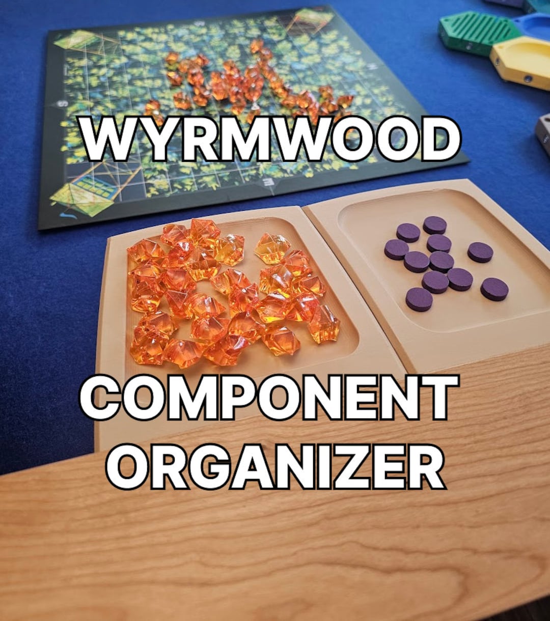 Wyrmwood Component Holder Table Accessory, Modular Game Table and ...