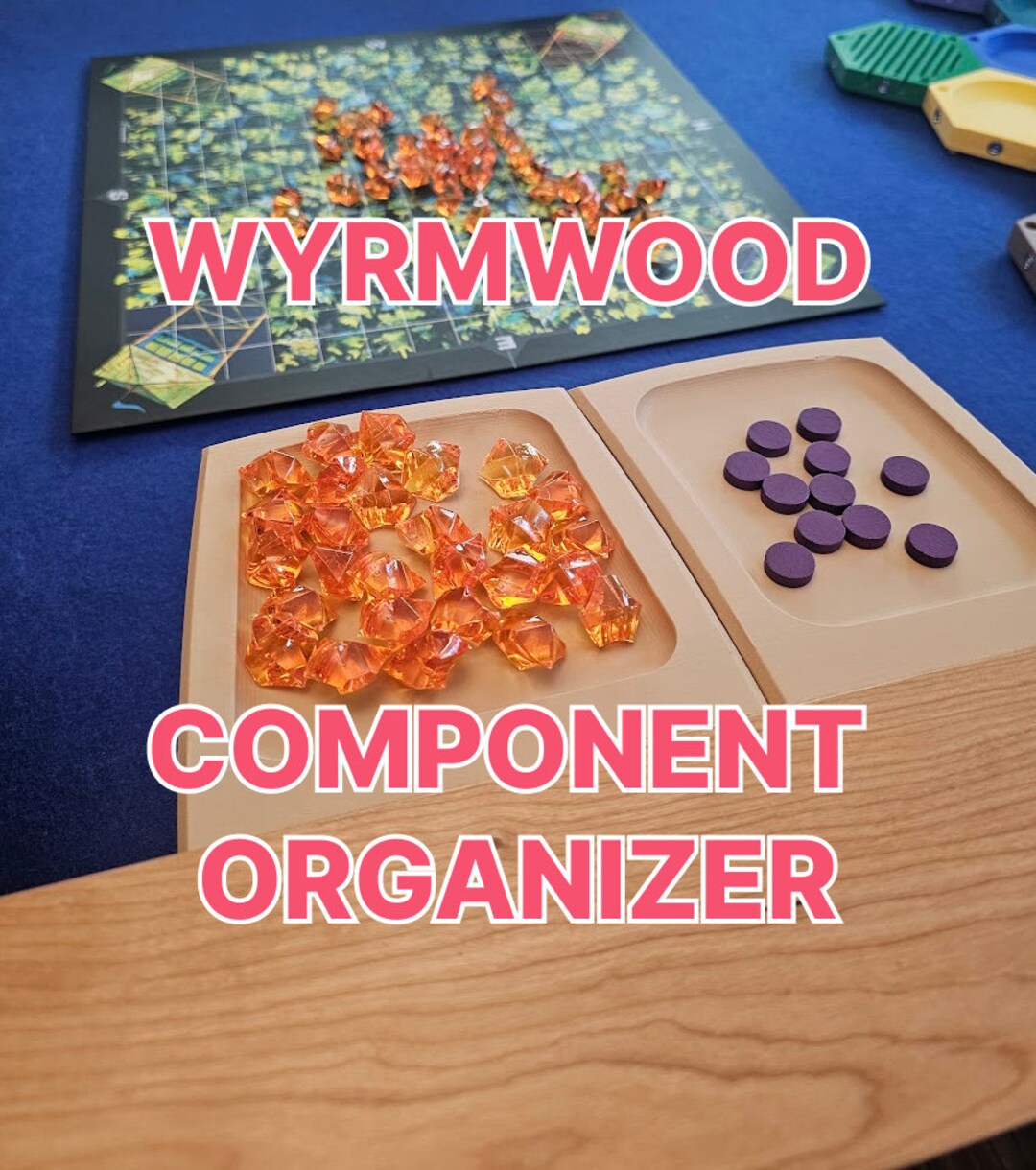 Wyrmwood Component Holder Table Accessory, Modular Game Table and ...