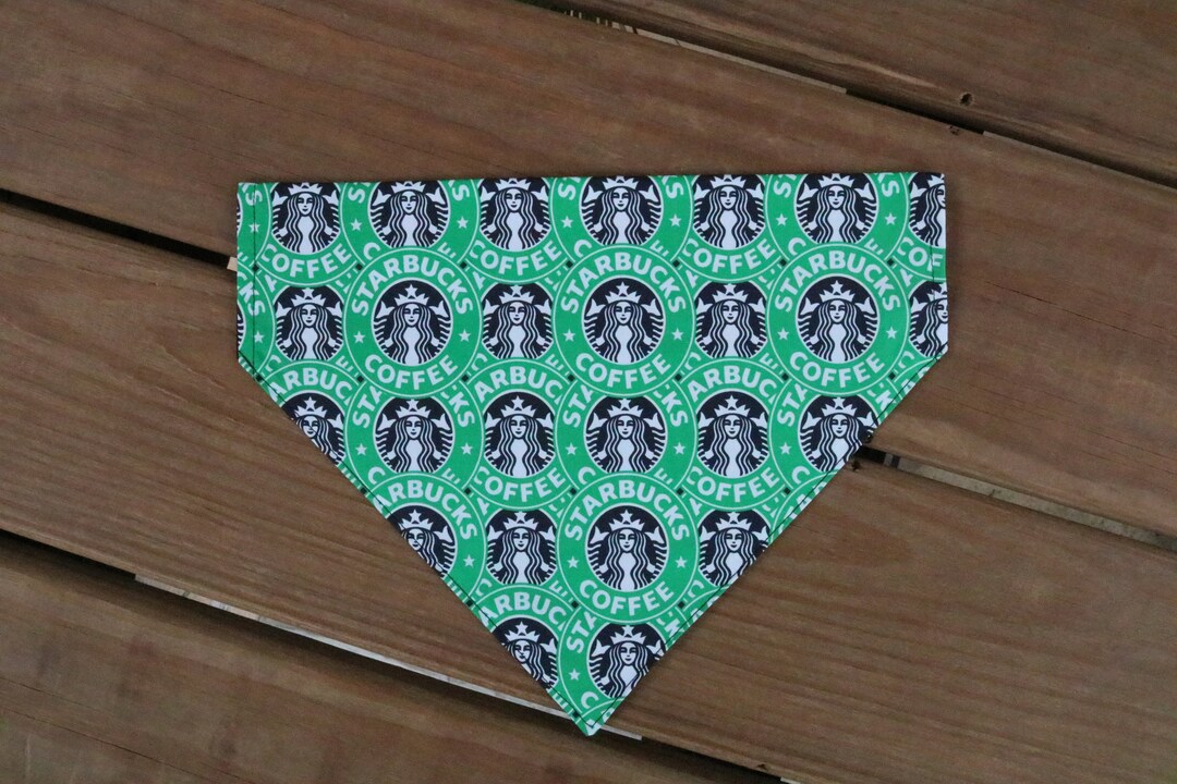 Starbucks-themed Fabric Over-the-collar Bandana - Etsy