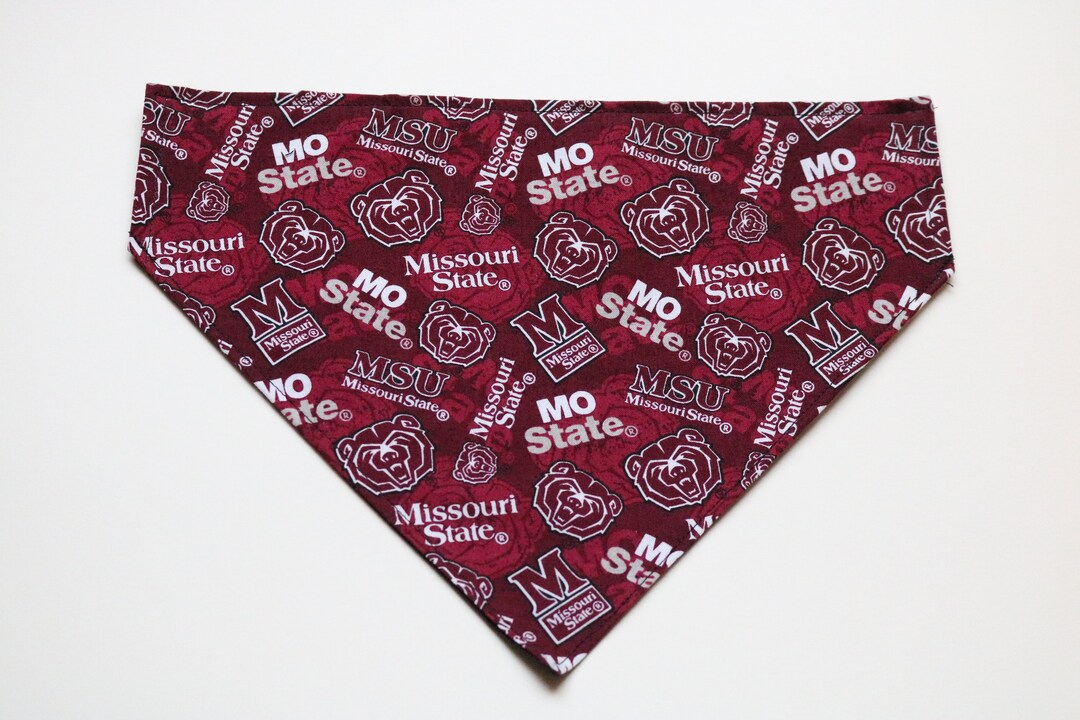 Licensed Missouri State University Fabric -- Slip-on Bandana - Etsy