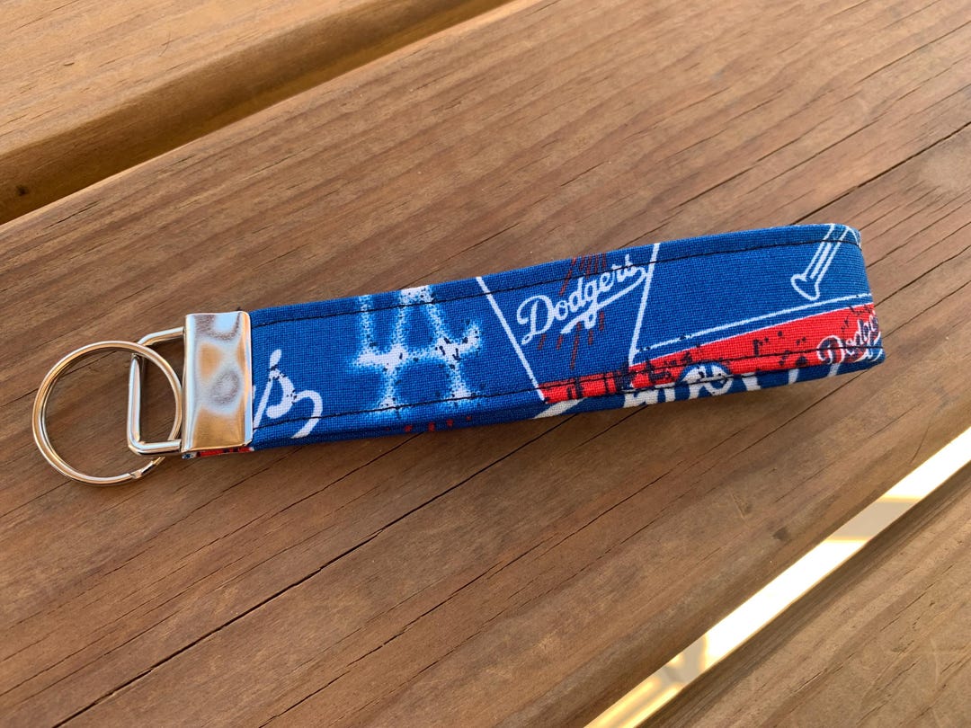 Licensed Los Angeles Dodgers Fabric Key Fob - Etsy