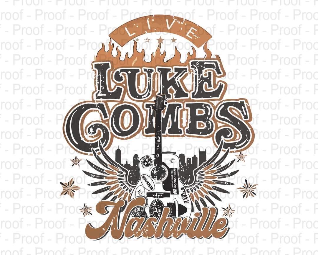 Luke Combs Png Ready to Print Printable Design Artist - Etsy UK