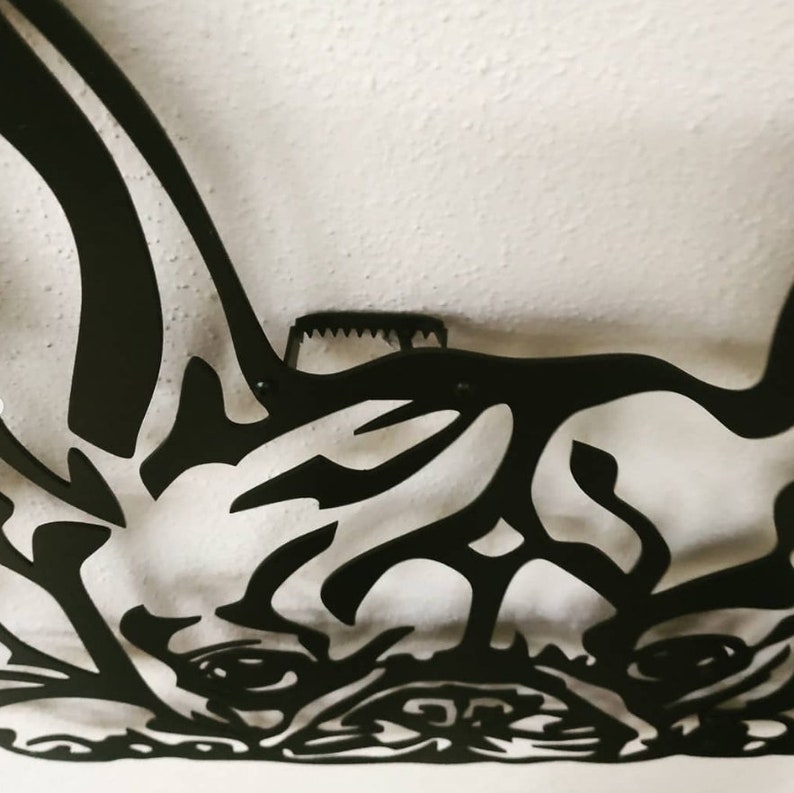 French Bulldog Metal Wall Decor - Etsy