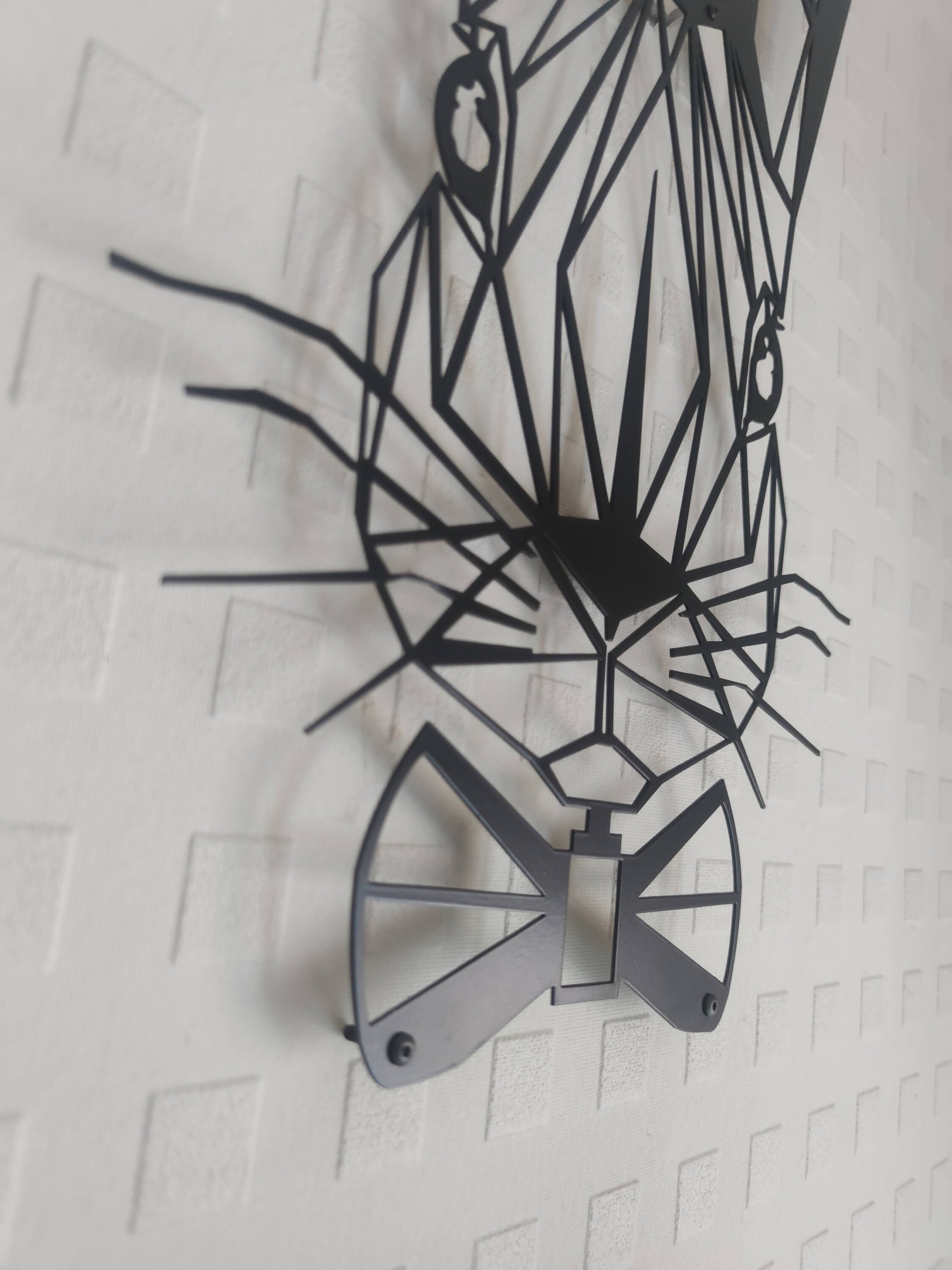 Rabbit Metal Wall Art Wildlife Sculpture Garden Ornament Rusty Metal ...