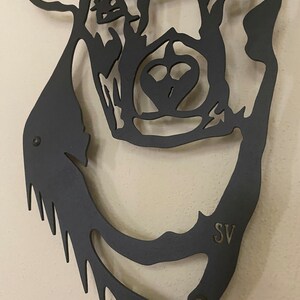 Deer Metal Wall Art Decor Artwork Home Deco Wall Art Deer Head Metal ...