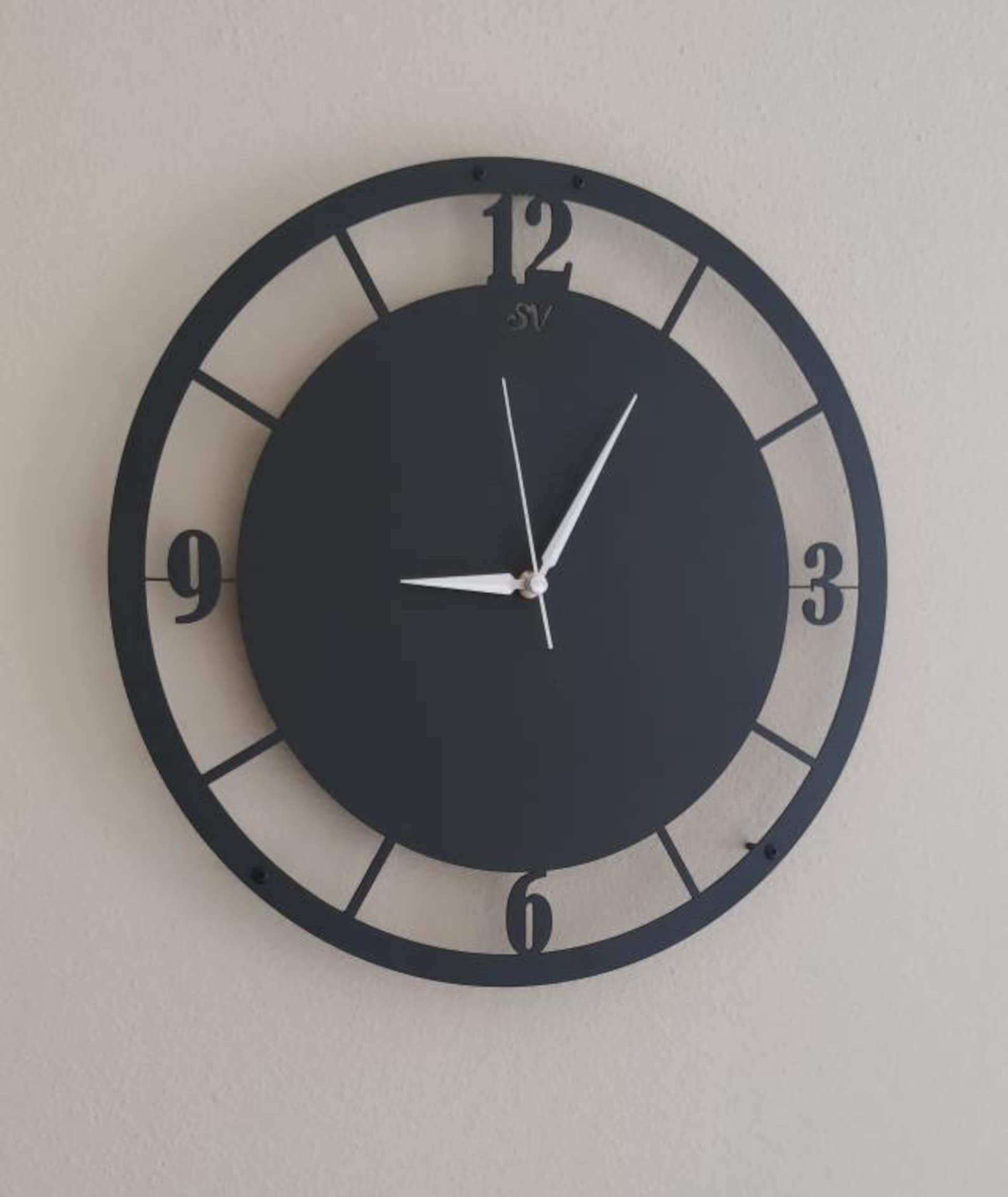 Modern Metal Wall Clock,wall Decoration,gift for Her, Gifts,wall Art ...