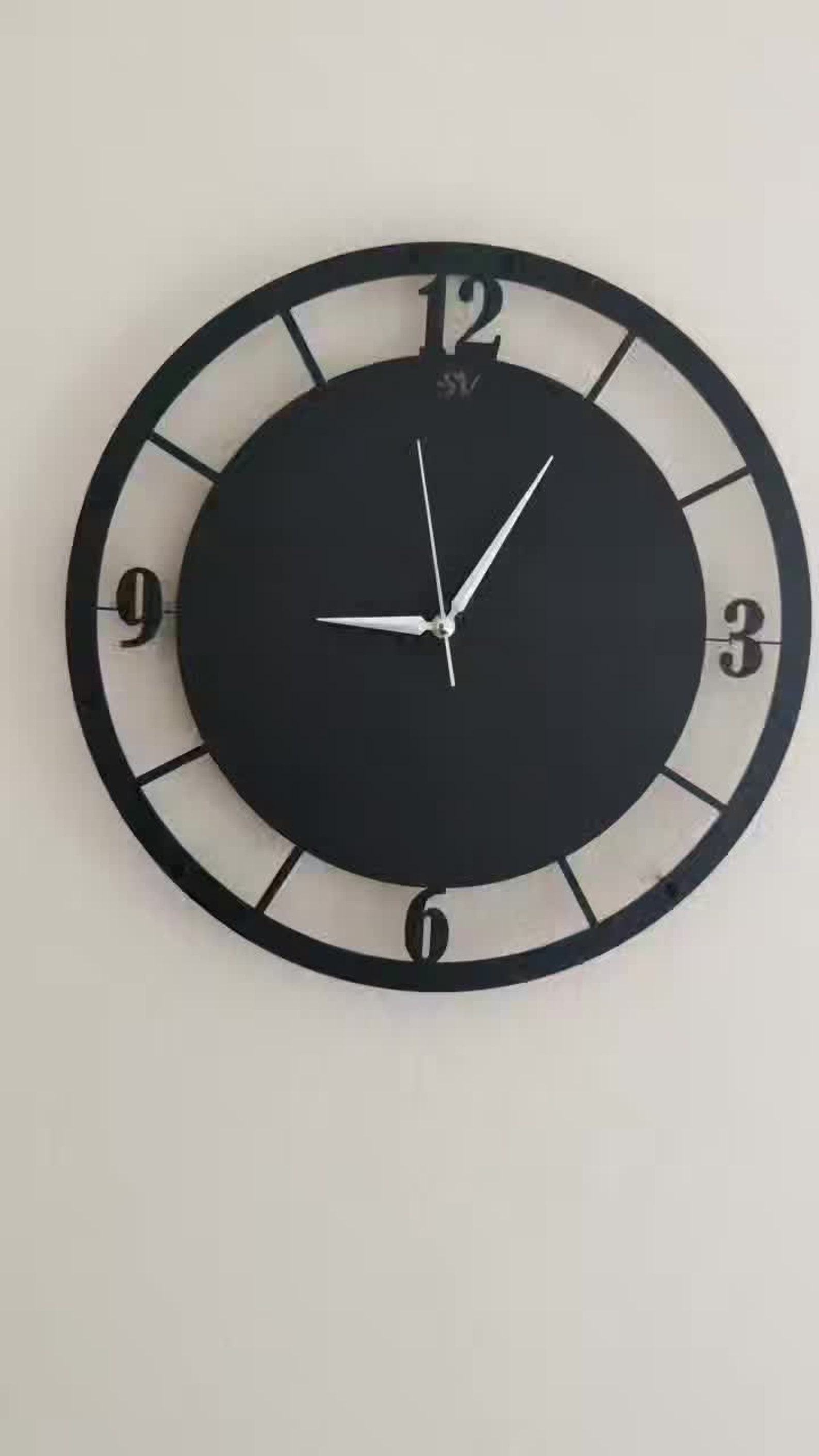 Modern Metal Wall Clock,wall Decoration,gift for Her, Gifts,wall Art ...