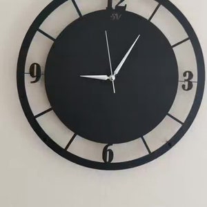 Modern Metal Wall Clock,wall Decoration,gift for Her, Gifts,wall Art ...