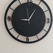 Modern Metal Wall Clock,wall Decoration,gift for Her, Gifts,wall Art ...