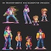 80s Arcade Clipart Neon 80s Video Game Gamer PNG 300 DPI Joystick ...