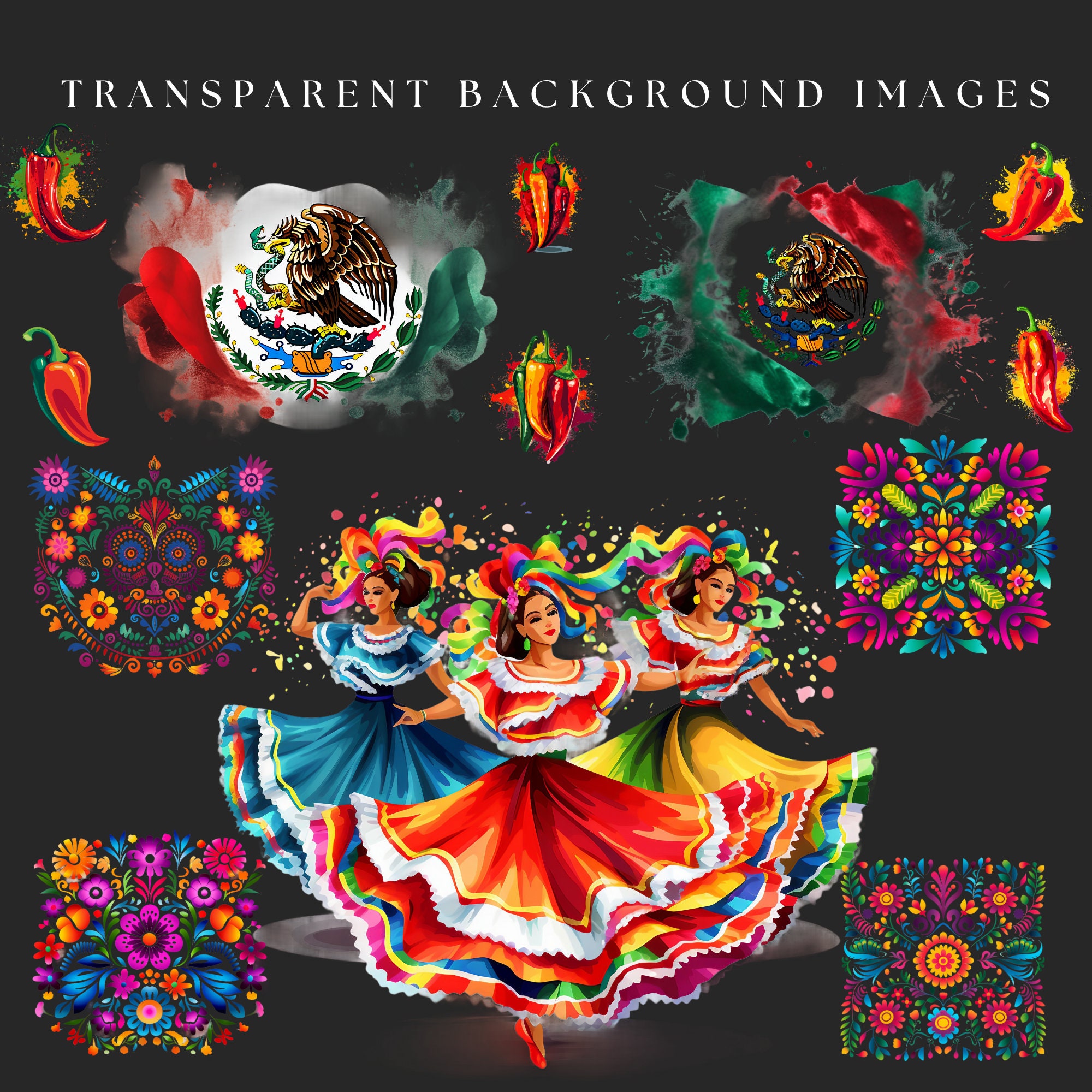 Cinco De Mayo Clipart Fiesta Digital Download Mexican Celebration ...