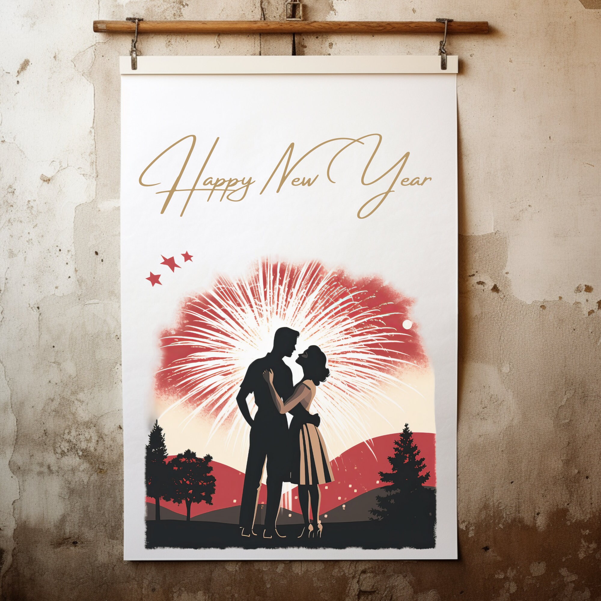 Retro Firework Clipart - Red White and Blue Vintage Americana 4th of ...