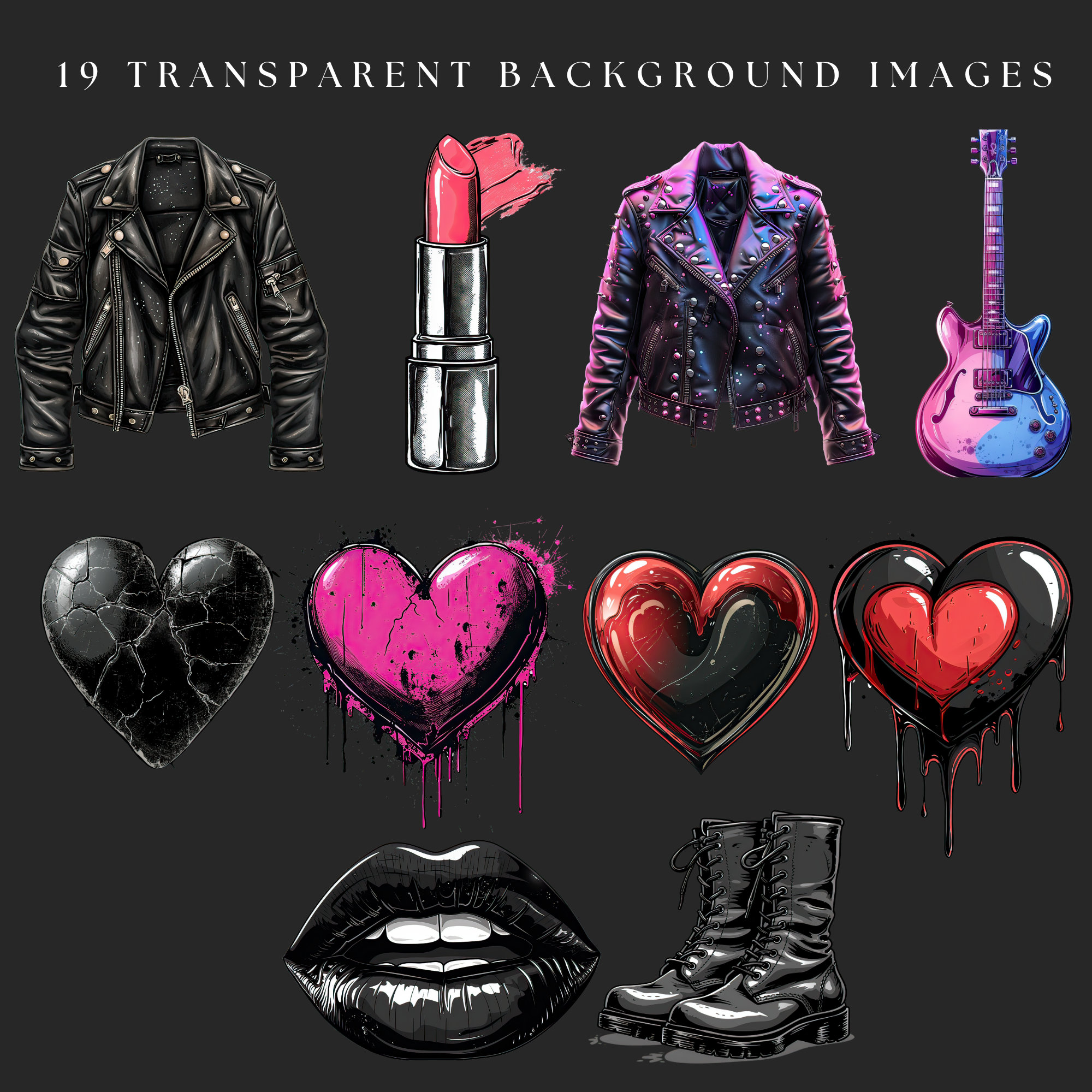 Punk Rock Girl Clipart Punk Subculture Edgy Punk Art Heavy Metal Rock ...