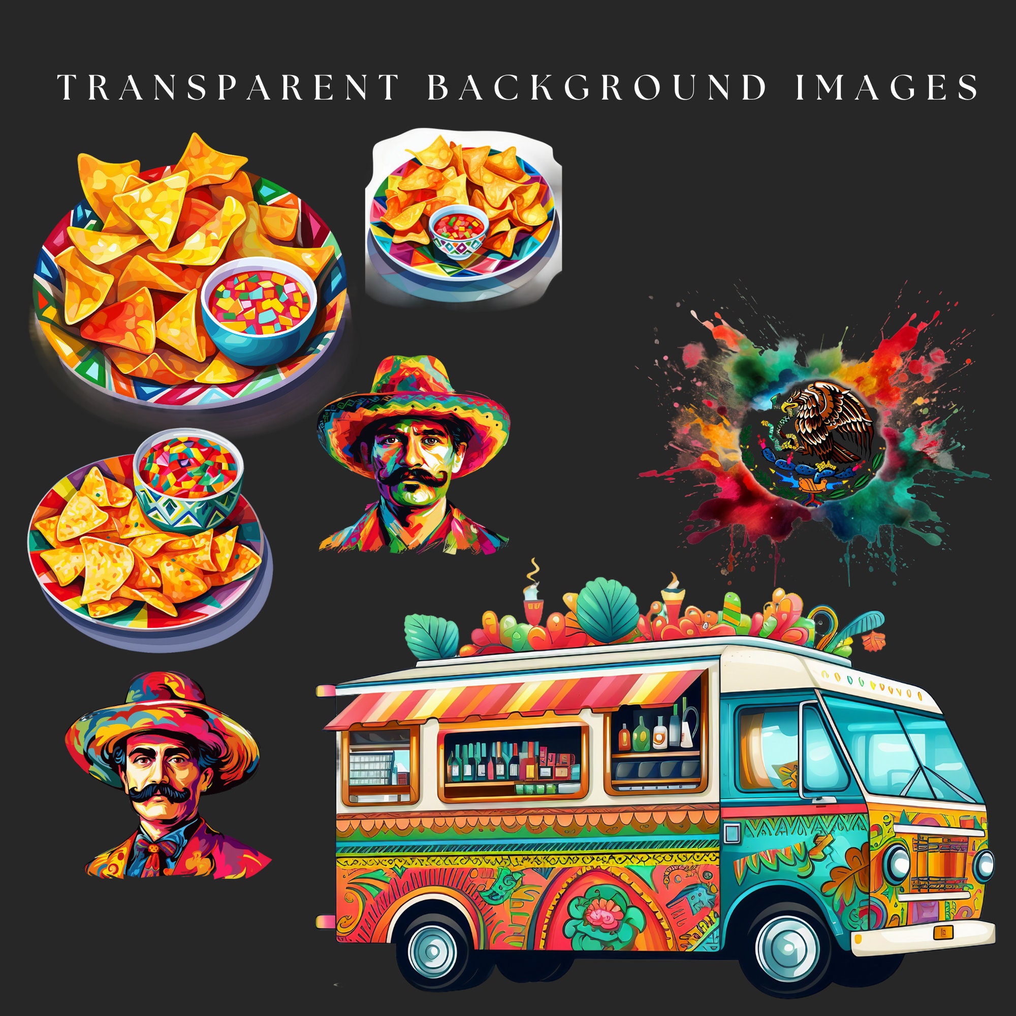 Cinco De Mayo Clipart Fiesta Digital Download Mexican Celebration ...