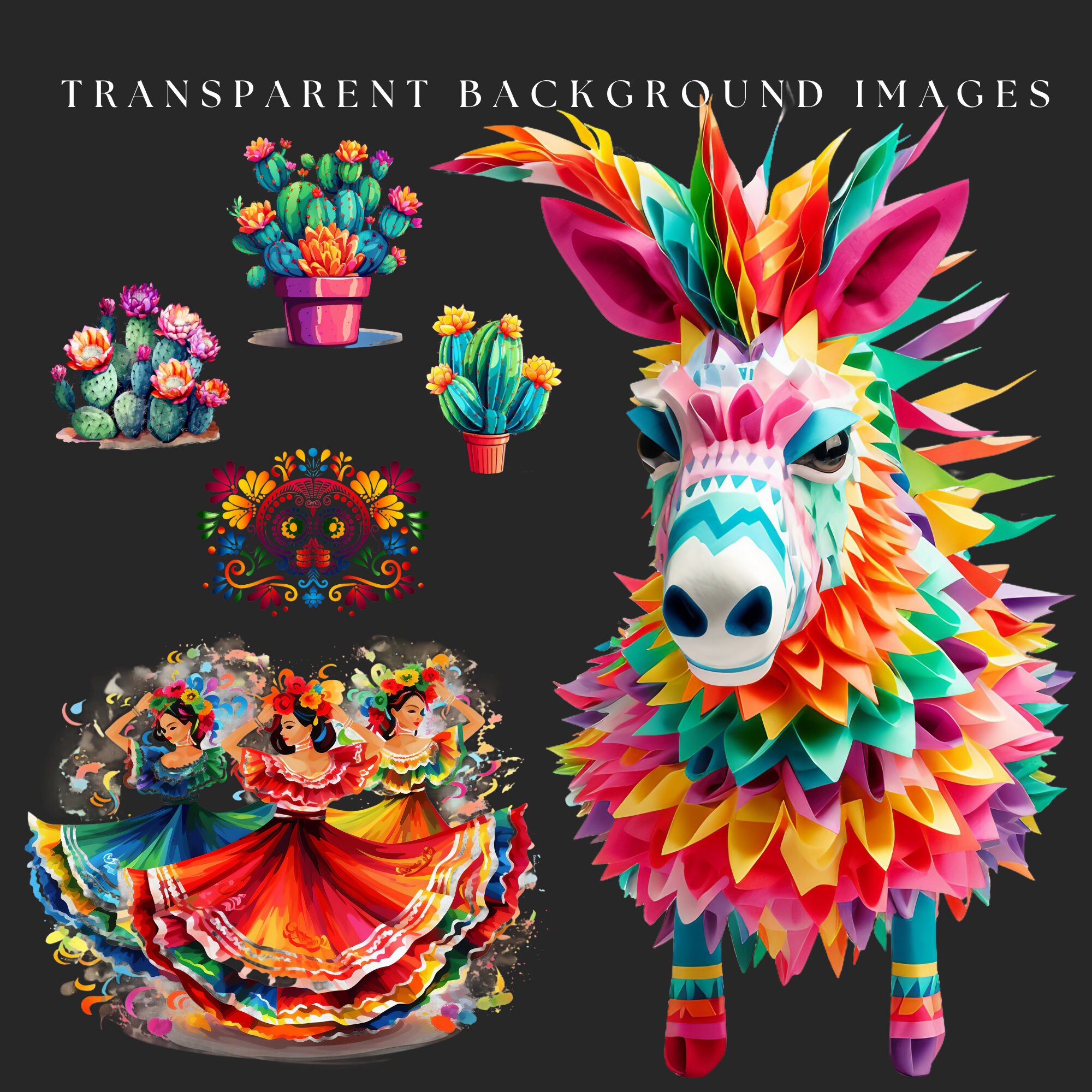 Cinco De Mayo Clipart Fiesta Digital Download Mexican Celebration ...