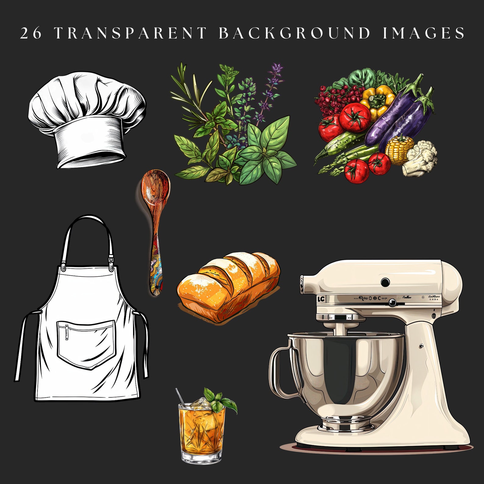 Chef Clipart Culinary Master Graphics Cooking Kitchen Food Culinary Art ...