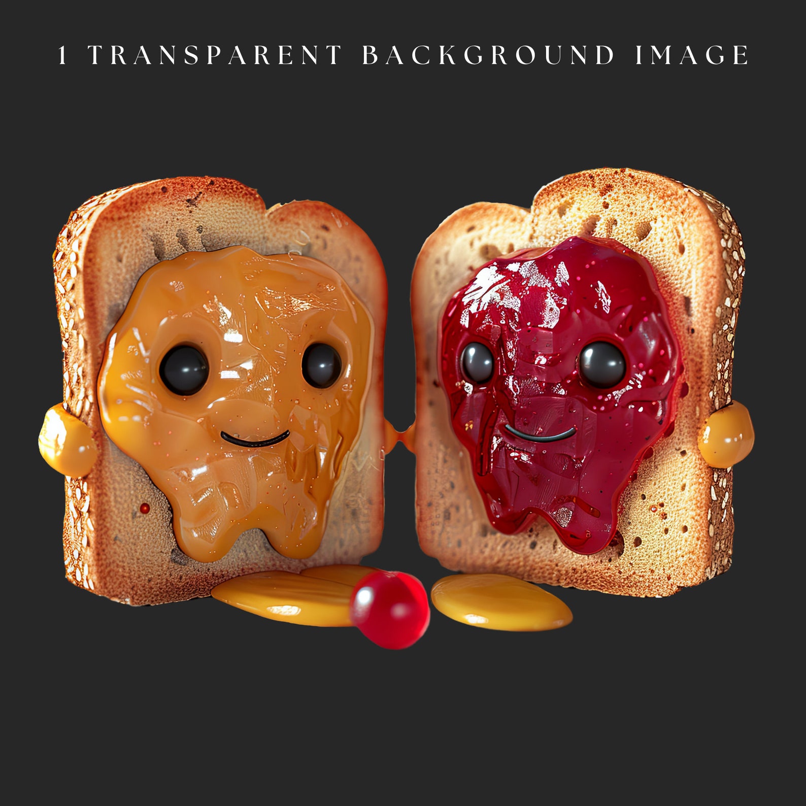 Peanut Butter and Jelly Clipart - You're the Peanut Butter to My Jelly ...