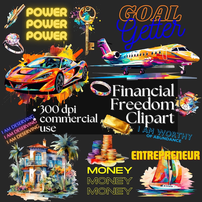 Financial Freedom Clipart Vision Boards Financial Planners ...