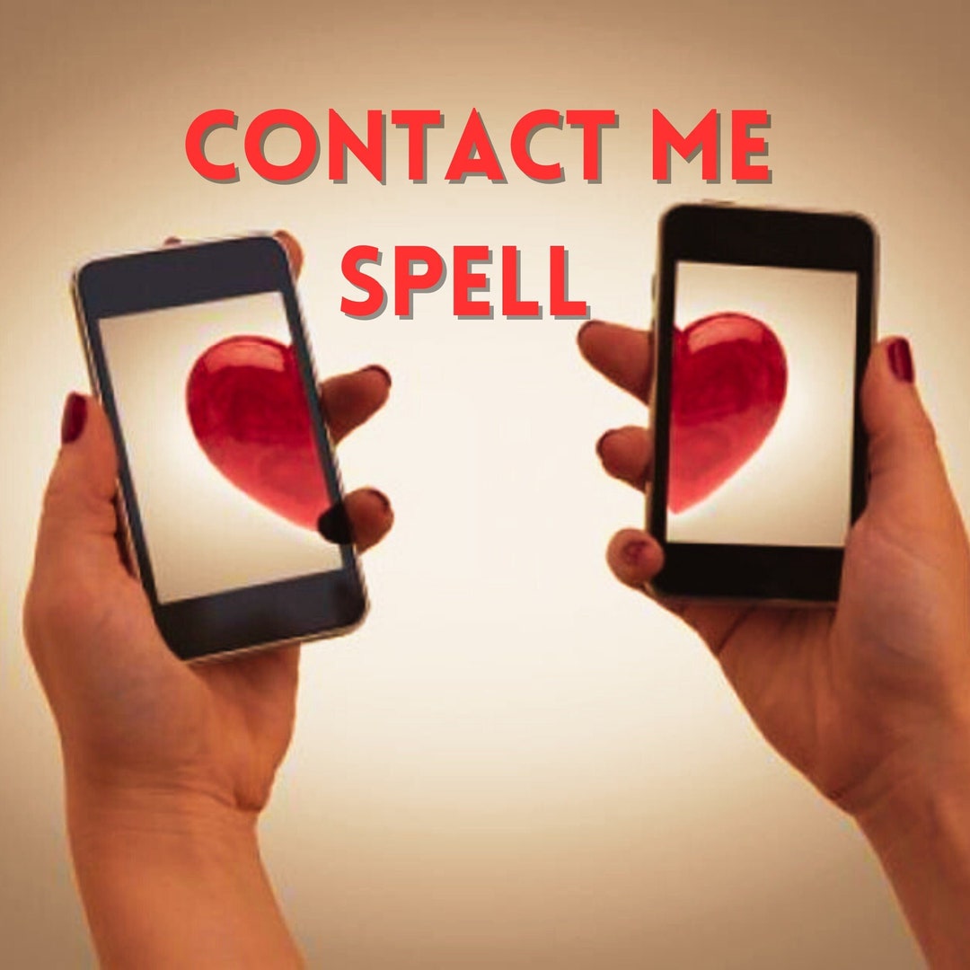 The Best Contact Me Spell Text Me Spell Contact Spell - Etsy