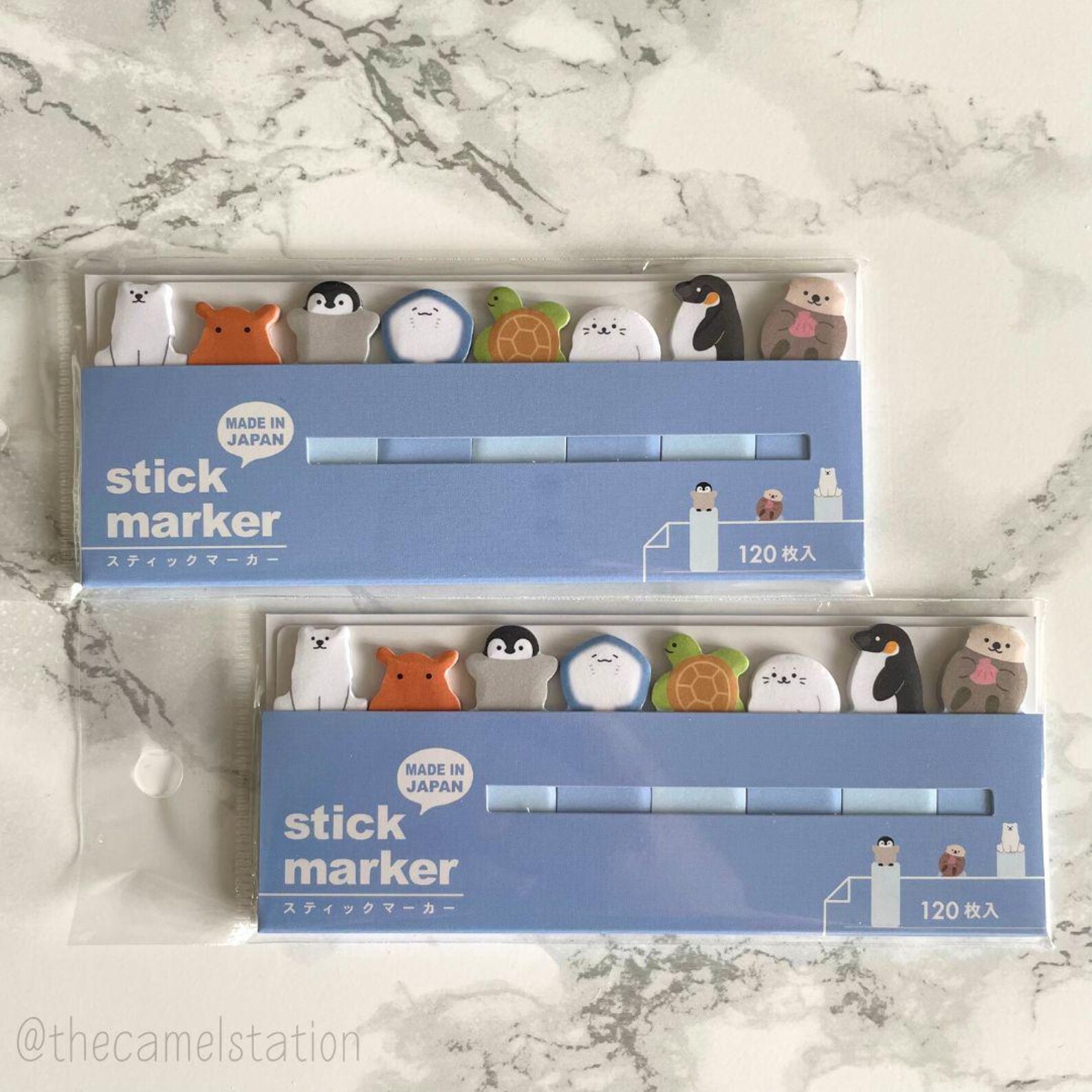 Mind Wave Sticky Note Page Markers, Sticky Page Flag Set Sea Animals 8 ...