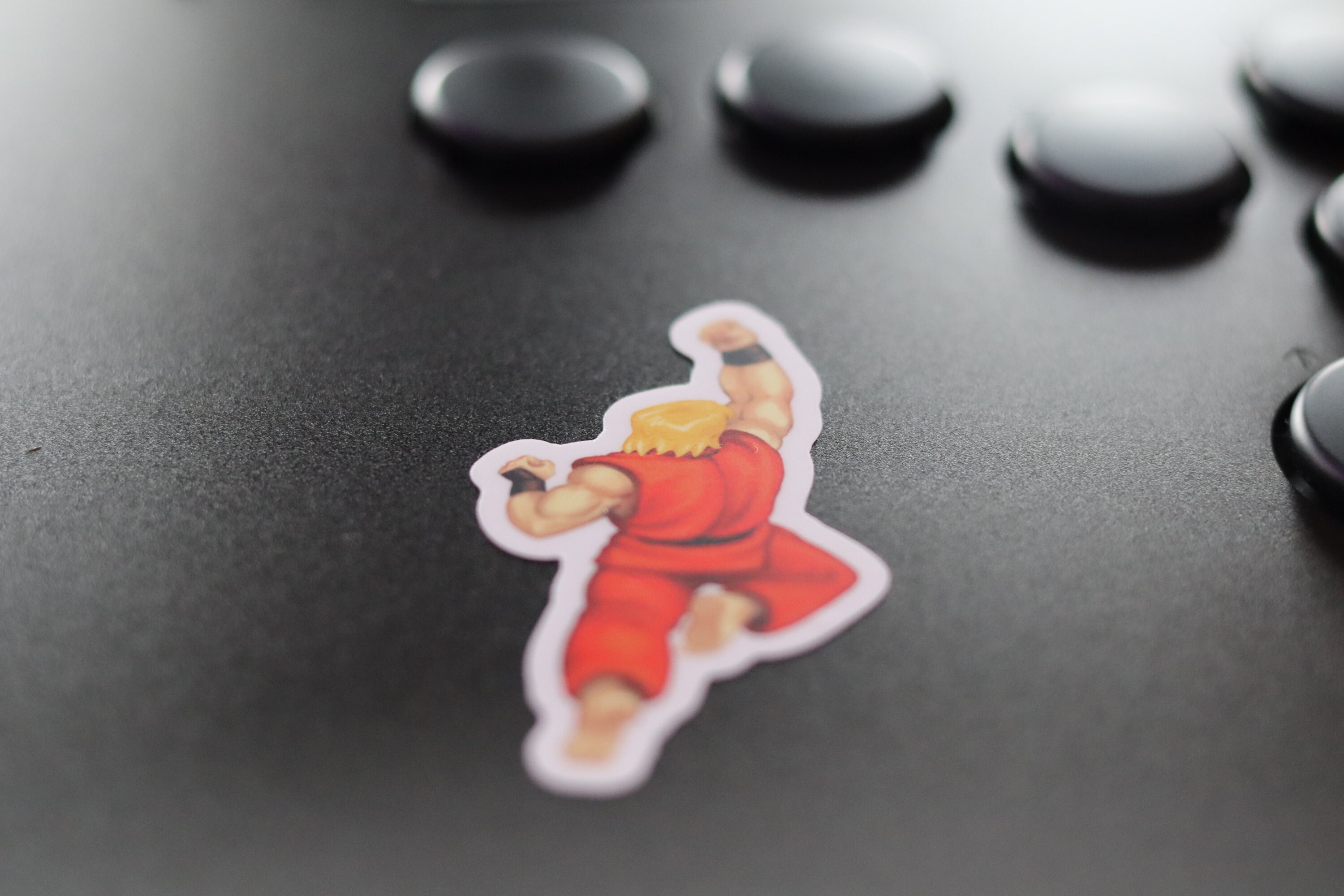 Hand-drawn Street Fighter 2 Sticker - 3 Pack Dragon Punch Ken - Etsy