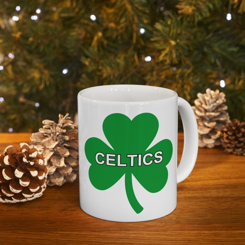 Boston Celtics Coffee Mug, Bpa and Lead Free, Design on Both Sides ...