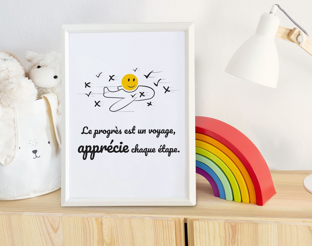 Encouraging Poster for Children or Adolescents, Positive Message to ...