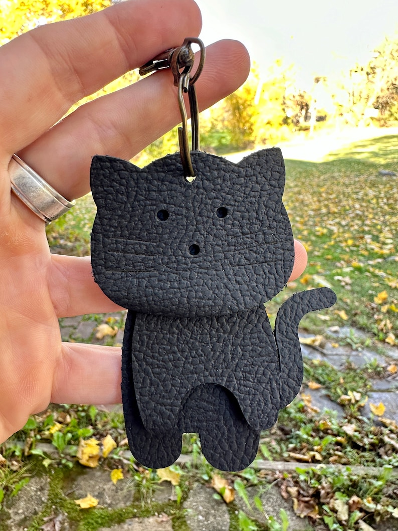 Cat Purse Charm Keychain - Etsy