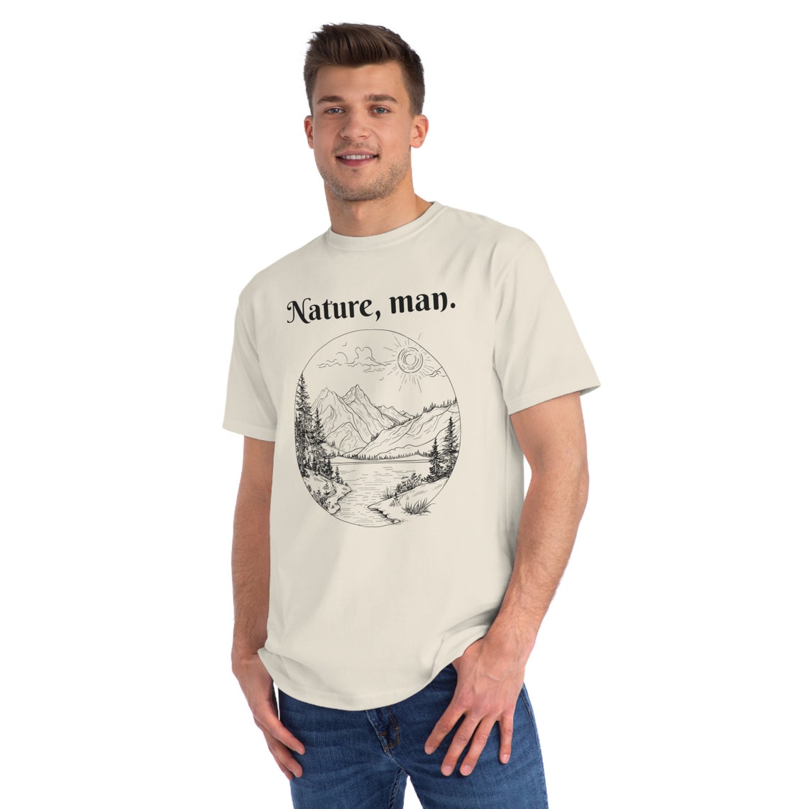 Nature, Man. - Organic Unisex Classic T-shirt - Etsy