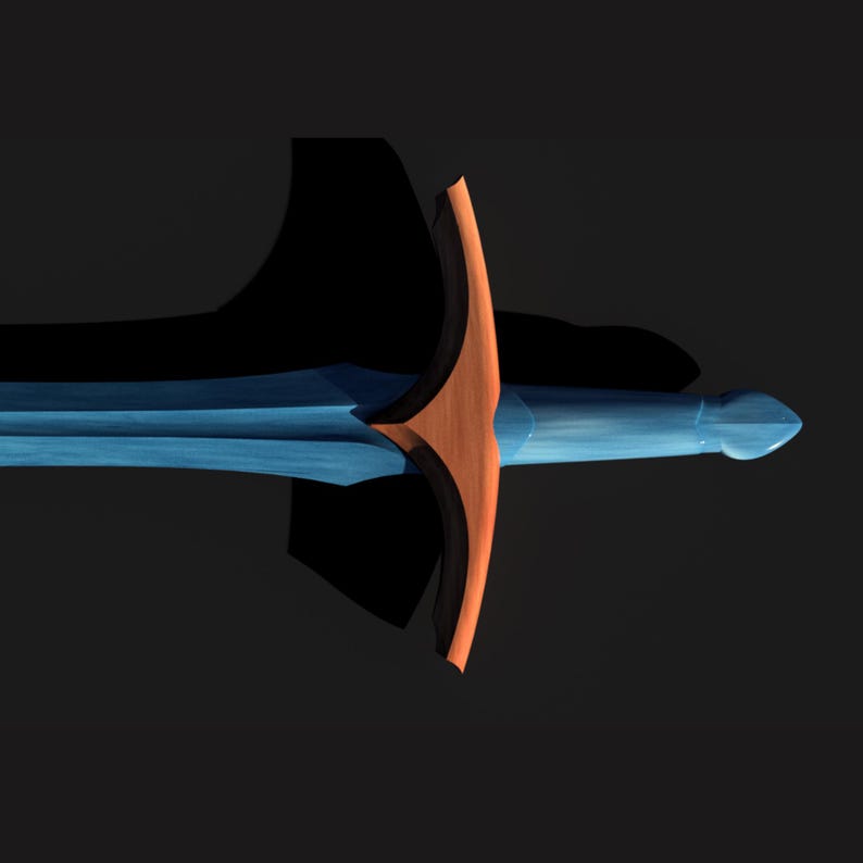 CNC Wooden Sword Files (F3D + STL) | Parametric Long Blade + Short ...