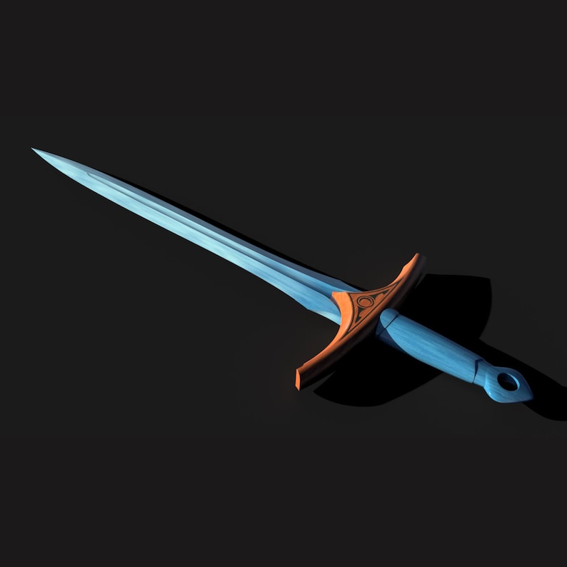 CNC Wooden Sword Files (F3D + STL) | Parametric Long Blade + Short ...