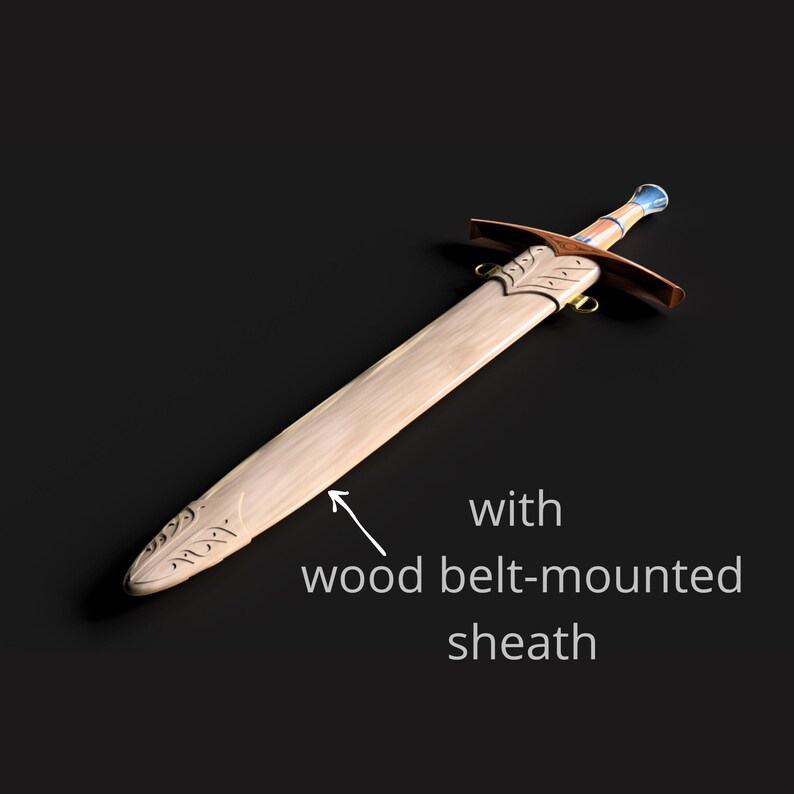 CNC Wooden Sword Files (F3D + STL) | Parametric Long Blade + Short ...