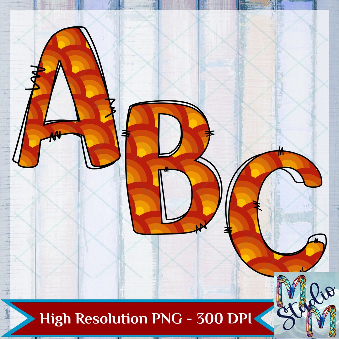 Doodle Alphabet PNG, Alphabet Letters PNG, Hand Drawn Doodles ...