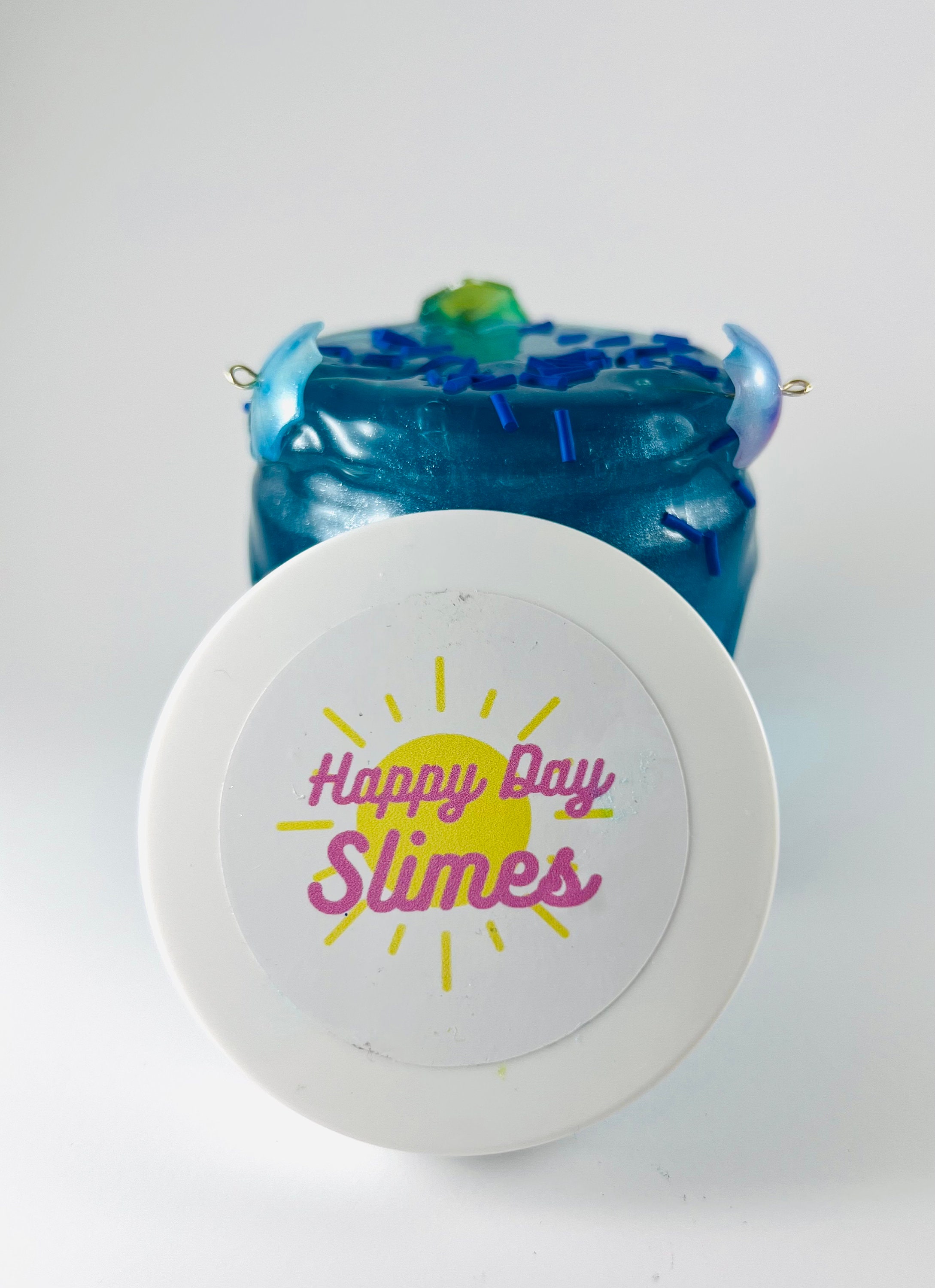 Aurora Rain, Clear Slime , Blue Slime , Slime With Charms , Slime With ...