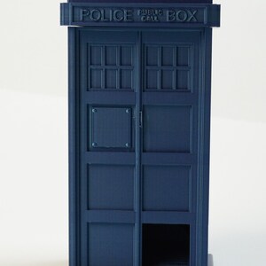 DND Tardis Dice Tower 3D Printed Doctor Who Themed Dice Tower for D&D ...