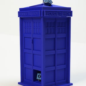 DND Tardis Dice Tower 3D Printed Doctor Who Themed Dice Tower for D&D ...
