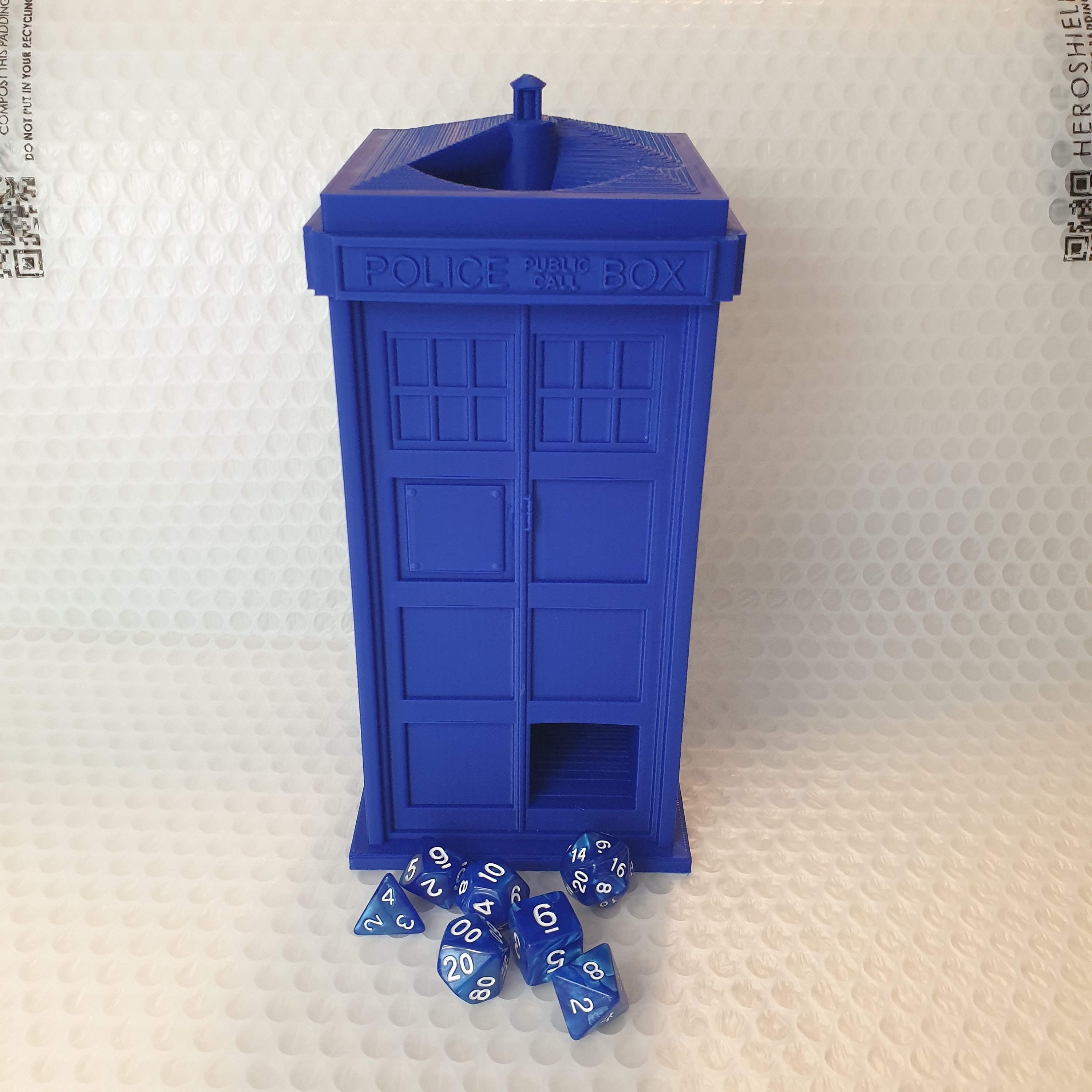 DND Tardis Dice Tower 3D Printed Doctor Who Themed Dice - Etsy Australia
