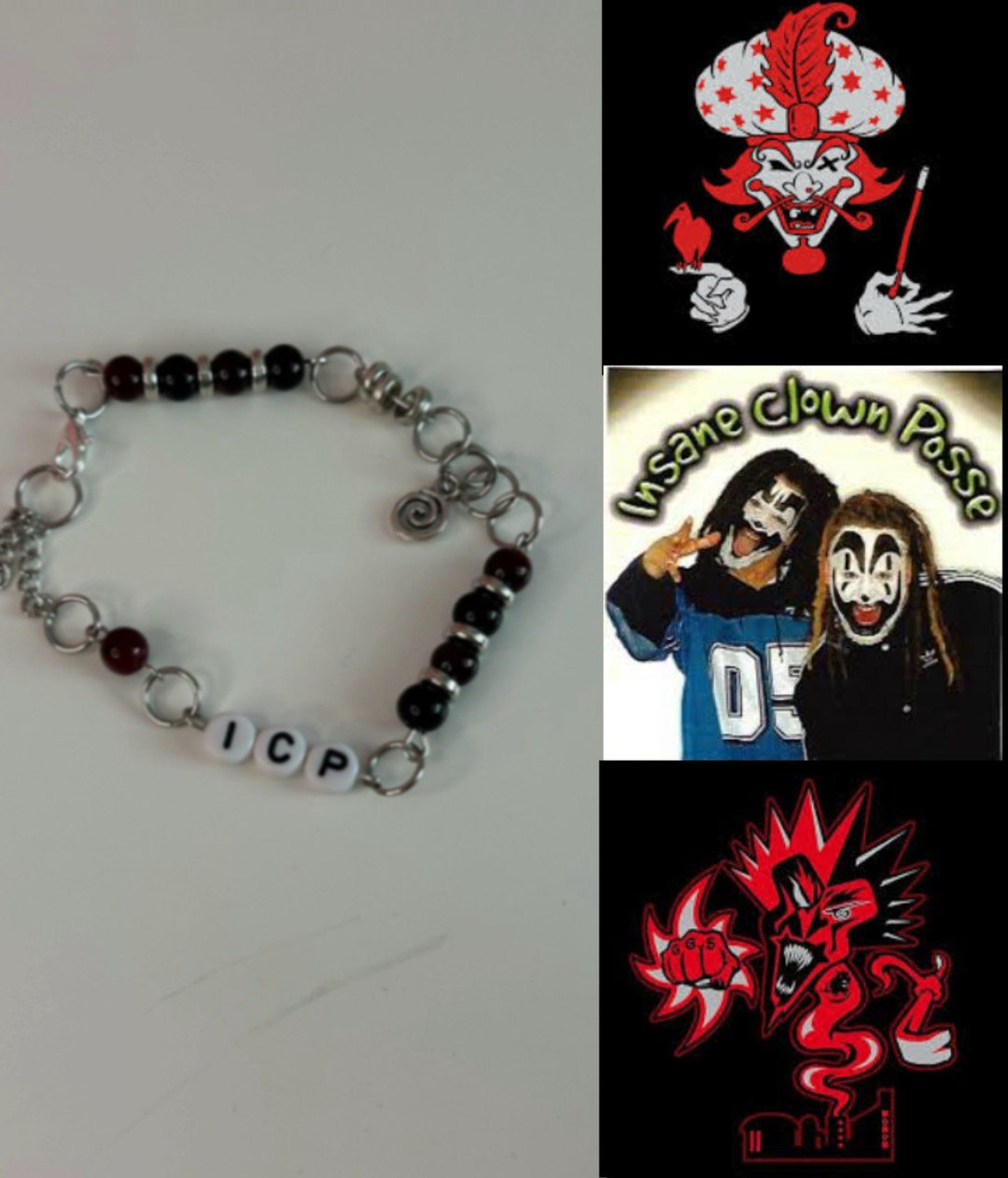 Icp insane Clown Posse Themed Bracelet - Etsy