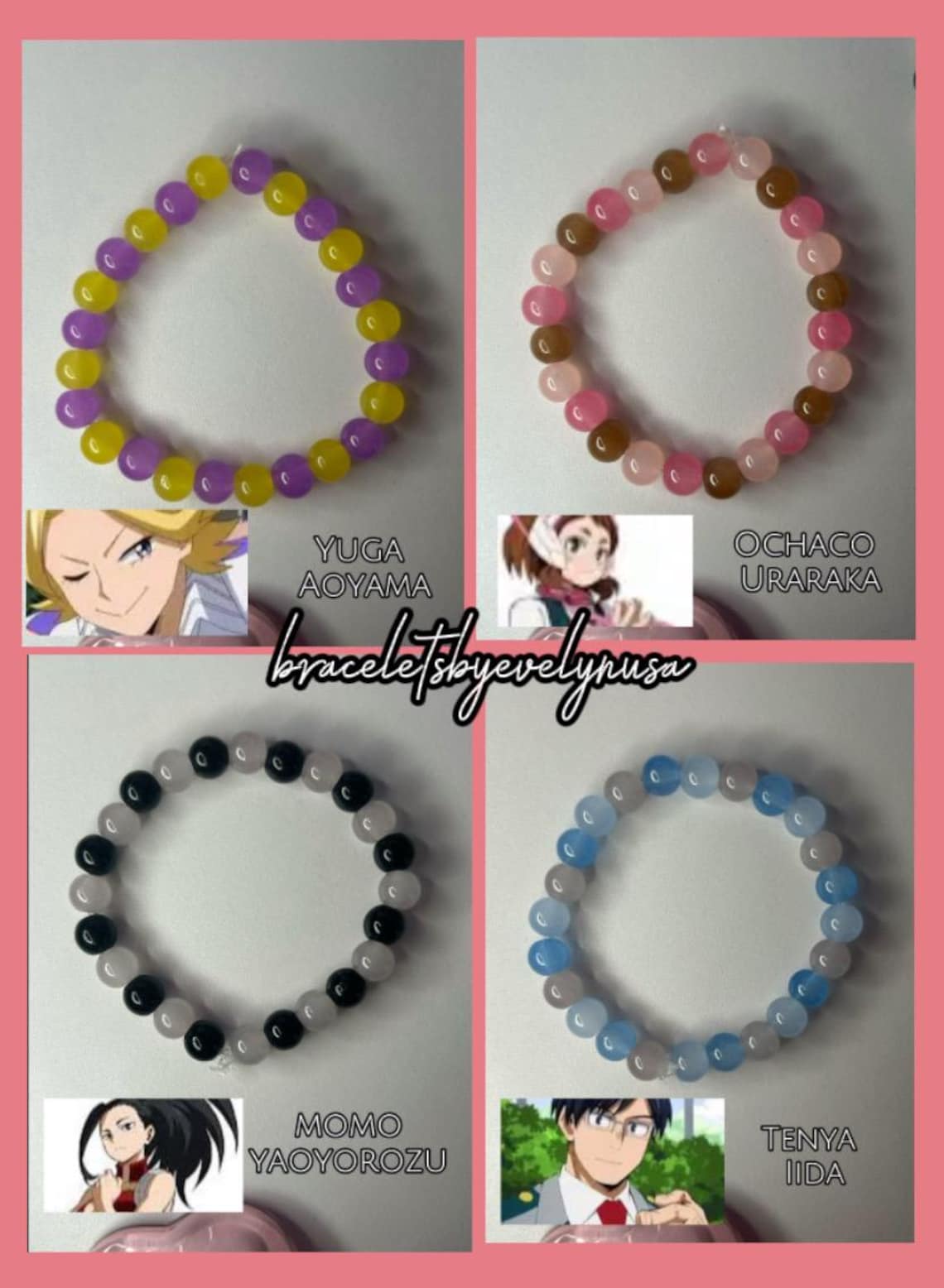MHA 1-A Themed Bracelet - Etsy