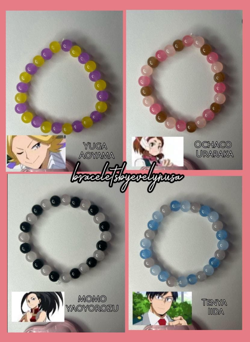 MHA 1-A Themed Bracelet - Etsy