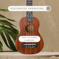 Engraved "happy Mushroom" Ukulele - Etsy