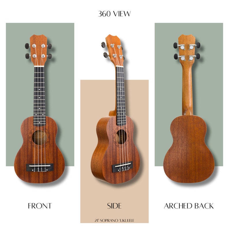 Personalized Engrave Mahogany Soprano Ukulele Customized Back - Etsy